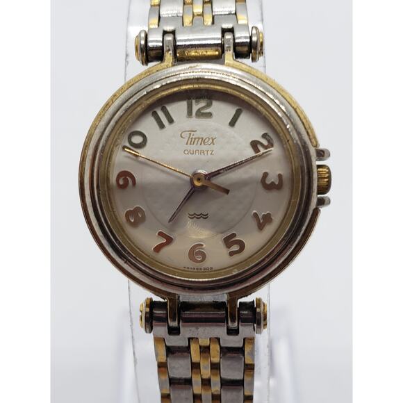 Timex | Accessories | Timex Womens Watch Two Toned Face Water Resistant ...